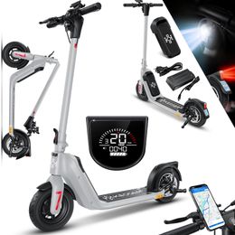 Kesser® E-Scooter mit Straßenzulassung 40km Reichweite Faltbarer Elektro 36V / 10 Ah Batterie Roller Belastung bis 120kg 350W Motor 10" Reifen LCD-Display und universelle Smartphonehalterung