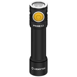Armytek Prime C2 Magnet USB Warm LED Taschenlampe mit Gürtelclip, mit Holster akkubetrieben 930 lm 105 g