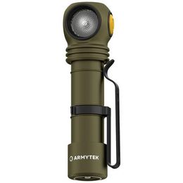 Armytek Wizard C2 Pro Olive White LED Taschenlampe mit Gürtelclip akkubetrieben 2500 lm 115 g