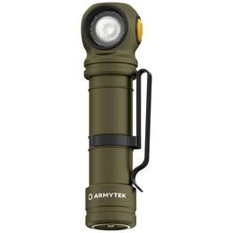 Armytek Wizard C2 Pro Max Olive White LED Taschenlampe mit Gürtelclip, mit Holster akkubetrieben 4000 lm 149 g
