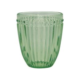 GreenGate Wasserglas Alice, 9,5 cm, Ø 8,5 cm, pale green
