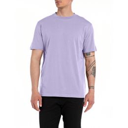 Replay T-Shirt, Rundhals, für Herren, lila, XL