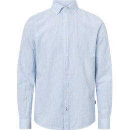 JOOP! Freizeithemd, Modern-Fit, Langarm, Button-Down-Kragen, für Herren, blau, L