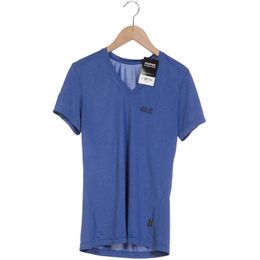 Jack Wolfskin Damen T-Shirt, blau, Gr. 36