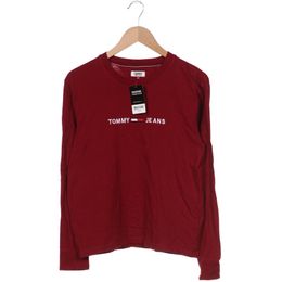 Tommy Jeans Damen Langarmshirt, bordeaux