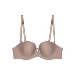 Triumph - Gefütterter Bügel-BH mit abnehmbaren Trägern - Rose Brown 75C - Pure Micro - Unterwäsche für Frauen