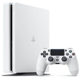 Sony PlayStation 4 Slim | Normal Edition | 500 GB | 1 Controller | weiß | Controller weiß
