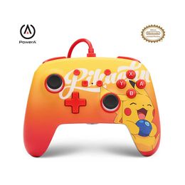PowerA Verbesserter kabelgebundener Oran Berry Pikachu Controller Mehrfarbig für Nintendo Switch