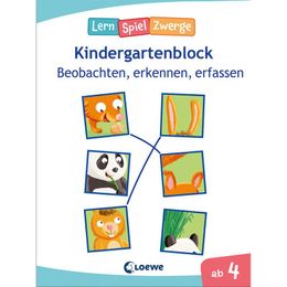 Loewe Verlag Die neuen LernSpielZwerge - Beobachten, erkennen, erfassen, Kartoniert (TB)