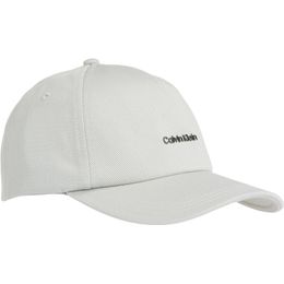 Calvin Klein Cap, Baumwolle, Emblem, für Damen, grau, OneSize