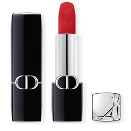 Rouge Dior Lippenstift Mit Couture-farbe - Samt- Und Satin-finish Feuchtigekeitsspendende Florale Lippenpflege Langer Halt, Lippen Make-up, lippenstifte, Fest, rot (ROUGE GIPSY), mattierend, Deckkraft: Mittel bis Hoch,