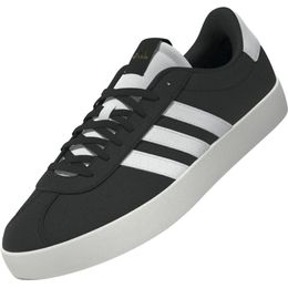 Adidas Vl Court 3.0 Sneaker, Leder, für Damen, schwarz, 39 1/3