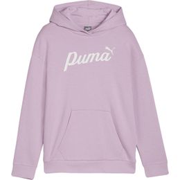 Puma® Hoodie, Logo-Print, Kängurutasche, für Kinder, lila, 152