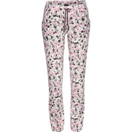 Vivance Dreams Schlafanzug-Hose, Tunnelzug, für Damen, rosa, 40/42