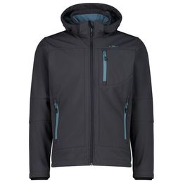CMP - Jacket Zip Hood Softshell - Softshelljacke Gr 48 grau