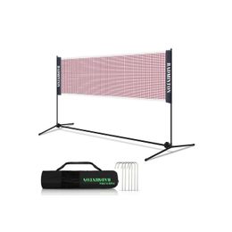 Randaco Badmintonnetz Tennisnetz 310cm Federballnetz Volleyballnetz Tragbares mit Tasche