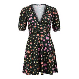Dorothy Perkins Petite Kleid Damen Größe 38 gelb / grün / koralle / pink / schwarz Winterkleid