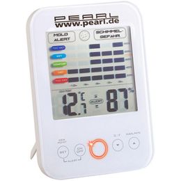 Pearl Raumthermometer Digitales Hygrometer Thermometer mit Schimmelalarm Min/Max Luftfeuchte