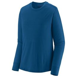 Patagonia - Women's L/S Cap Cool Merino Shirt - Merinoshirt Gr S blau
