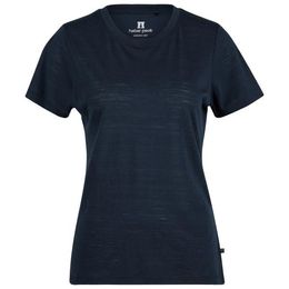 Heber Peak - Women's MerinoMix150 PineconeHe. T-Shirt - Merinoshirt Gr 34 blau