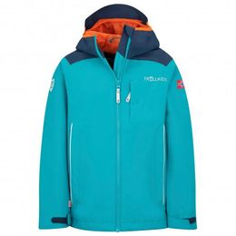 Trollkids - Kids Bergen Jacket - Regenjacke Gr 92 türkis