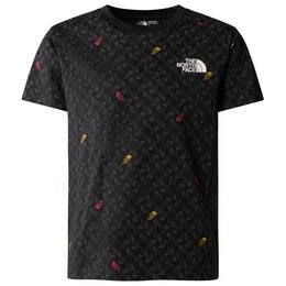 The North Face - Teen's S/S Simple Dome Tee Print - T-Shirt Gr XS schwarz