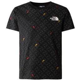 The North Face - Teen's S/S Simple Dome Tee Print - T-Shirt Gr L schwarz