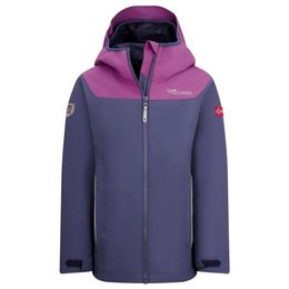 Trollkids - Girls Bergen Jacket - Regenjacke Gr 128 blau