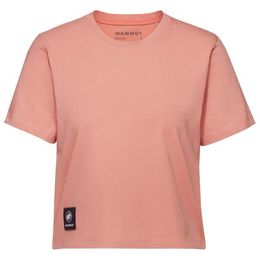 Mammut - Women's Massone T-Shirt Cropped Patch Gr XS rosa