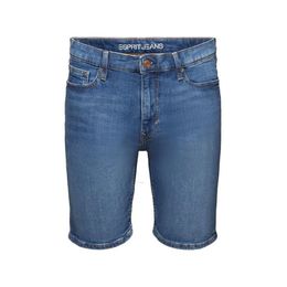 Esprit Jeansshorts Gerade Jeansshorts mit mittelhohem Bund