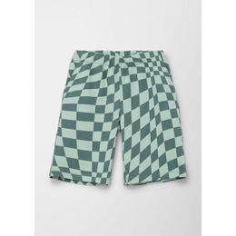 s.Oliver Leggings Shorts mit Karo-Print