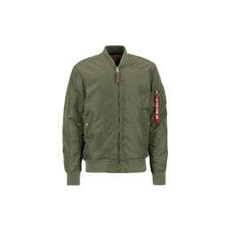 Alpha Industries Jacke Herren Größe XL grün / rot