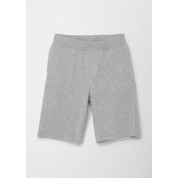 s.Oliver Leggings Regular: Sweat-Shorts mit Elastikbund Rippblende