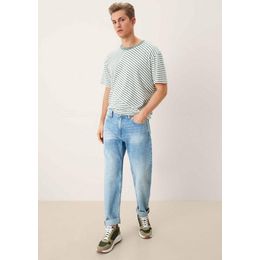 s.Oliver Stoffhose Relaxed: Tapered leg-Jeans Waschung