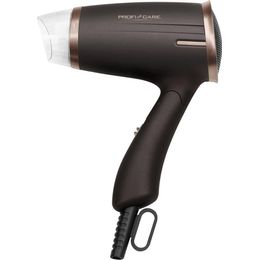 PROFICARE Haartrockner PC-HT 3009, 1400 W, kompakter Haartrockner mit 1400 Watt, braun