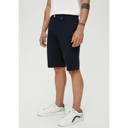 s.Oliver Jeansshorts Jeans-Shorts / Regular Fit / High Rise / Straight Leg Label-Patch