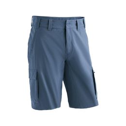 Maier Sports Cargobermudas Fenit Short M kurze Herren Wanderhose, moderne Outdoor-Bermuda, Trekkinghose, blau