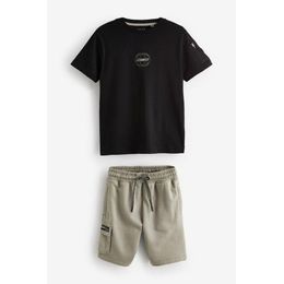 next T-Shirt & Shorts Utility-T-Shirt und Shorts im Set (2-tlg)