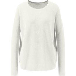 Fynch-Hatton® Strickpullover, Rundhals, Langarm, für Damen, weiß, M