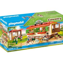 Playmobil 70510 Ponycamp-Übernachtungswagen Spielset, Mehrfarbig