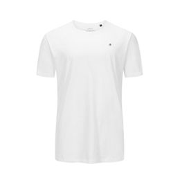 Scotch & Soda &Uuml;bergr&ouml;&szlig;e : Scotch & Soda, T-Shirt aus Bio-Baumwolle in melierter Optik in Wei&szlig;