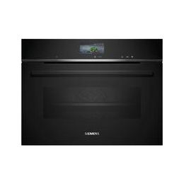 Siemens CS736G1B1 IQ700, Backofen schwarz/edelstahl, 60 cm, Home Connect Ofengröße: M (mittel) 35- 64 Liter Nutzinhalt: 47 Liter Heizart: Dampfgarer, Umluft, Grill, Heißluft, konventionell (Ober- & Unterhitze