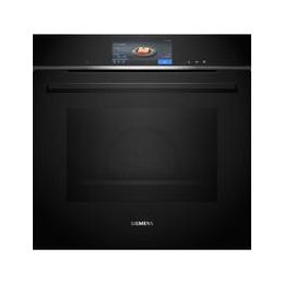 Siemens HS758G3B1 IQ700, Backofen schwarz/edelstahl, 60 cm, Home Connect Ofengröße: L (groß) ab 65 Liter Nutzinhalt: 71 Liter Heizart: Dampfgarer, Umluft, Grill, Heißluft, konventionell (Ober- & Unterhitze