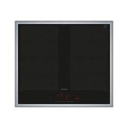 Siemens EX645HXC1E iQ700, Autarkes Kochfeld schwarz/edelstahl, 60 cm, Home Connect
