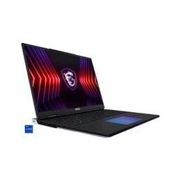 MSI Titan 18 HX A14VHG-070, Gaming-Notebook schwarz/silber, Windows 11 Pro 64-Bit, 45.8 cm (18 Zoll) & 120 Hz Display, 2 TB SSD Prozessor: Intel Core i9-14900HX Grafik: NVIDIA GeForce RTX 4080 Speicher: 64 GB DDR5-Arbeitsspeicher | 2 TB SSD-Festplatte Display: 45,8 cm (18 Zoll)