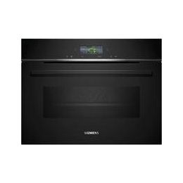 Siemens CM724G1B1 IQ700, Backofen schwarz/edelstahl, mit Mikrowellenfunktion, 60 cm, Home Connect