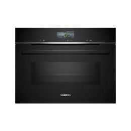 Siemens CM776GKB1 IQ700, Backofen schwarz/edelstahl, mit Mikrowellenfunktion, 60 cm, Home Connect