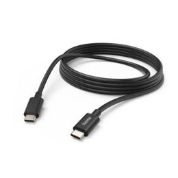 Hama 00201593 Ladekabel, USB-C - USB-C, 3 m, Schwarz