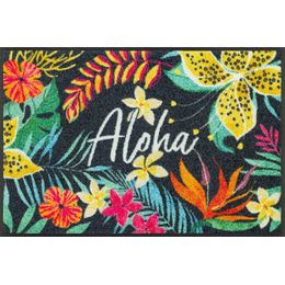 Fußmatte Aloha, wash+dry by Kleen-Tex, rechteckig, bunt