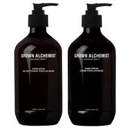 Grown Alchemist Amber Glass Bottle Hand Care Kit = Hand Wash 380 ml + Hand C
